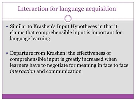 Ppt Interaction Hypothesis Powerpoint Presentation Free Download Id 3269764