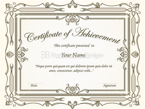 18 Vector Certificate Border Templates Shotgun Images Vector