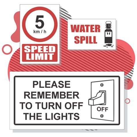 Assorted Safety Signs Custom And Sabs Compliant Signage