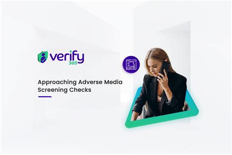 Verify 365 Approach To Adverse Media Screening Checks Aml