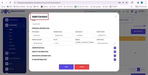 Create New Case Help Site