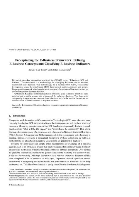 commerce pdf 55726 underpinning the e business framework defining e