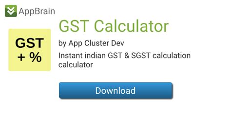 Gst Calculator For Android Free App Download