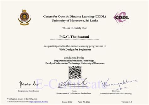Universityofmoratuwa Webdesignforbeginners Onlinelearningplatform