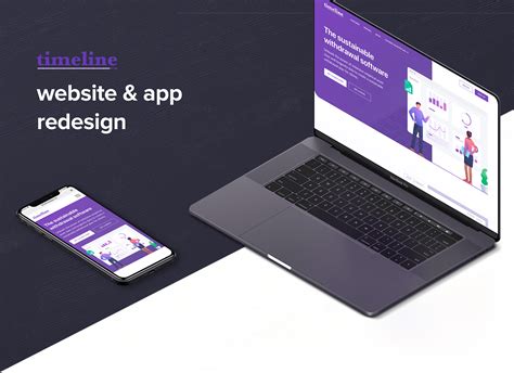 Timeline Website And Web App On Behance
