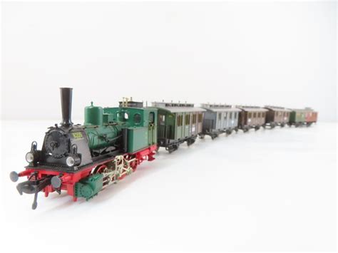 Fleischmann H0 4882 Train Set 1 Prussian Passenger Train T3