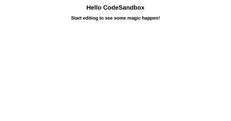 react scripts examples codesandbox