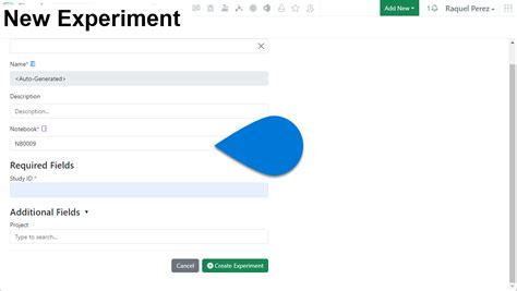 Signals Notebook Create A New Experiment In Signals Revvity Signals