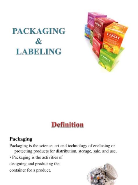 Packaging And Labelling Pdf