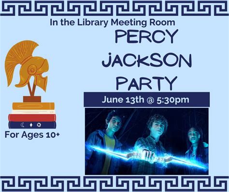 Percy Jackson Party 100 Gammill St Haslet Tx United States Texas 76052 13 June 2024