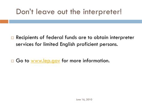 PPT Using An Interpreter PowerPoint Presentation Free Download ID