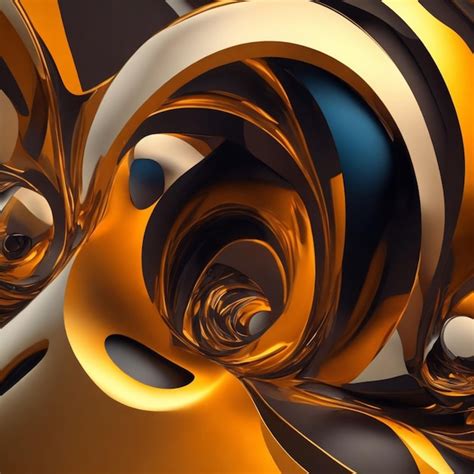 Premium Ai Image Abstract 3d Rendering Of Chaotic Geometric Shapes Reflective Surface Pattern