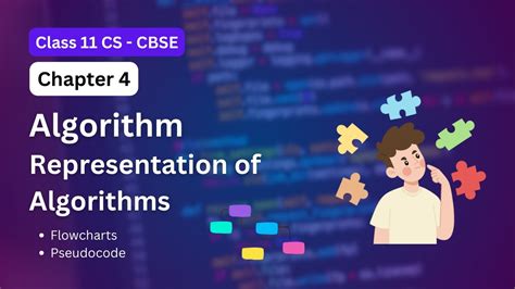 Algorithms Flowcharts And Pseudocode Class 11 Cs Cbse Youtube