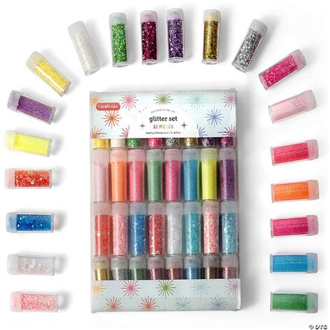 Incraftables Glitter For Crafts 32pcs Assorted Colors Craft Glitter Set