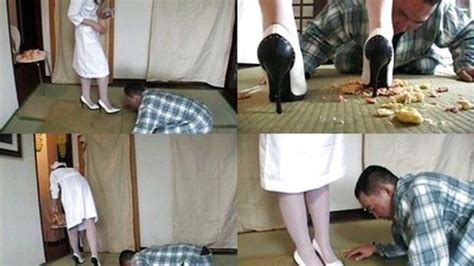 Food Is Crushed On The Floor For Patient To Eat Part 1 High