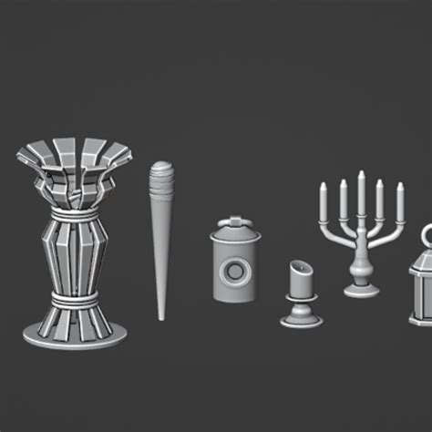 3d Printable Fantasy Illumination Set By Michael Crossman
