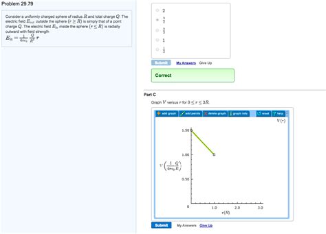 Solved Problem Part A Consider A Uniformly Charged Chegg