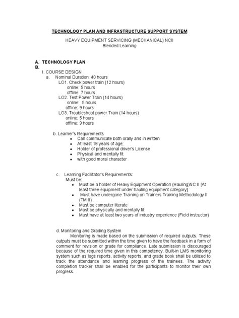 Output Technology Plan Download Free Pdf Educational Technology