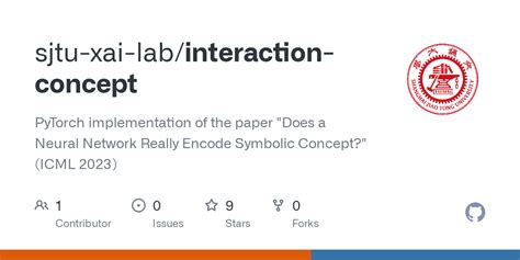 GitHub Sjtu Xai Lab Interaction Concept PyTorch Implementation Of The Paper Does A Neural