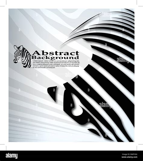Vector Zebra Abstract Background With Text Stock Vector Image And Art Alamy