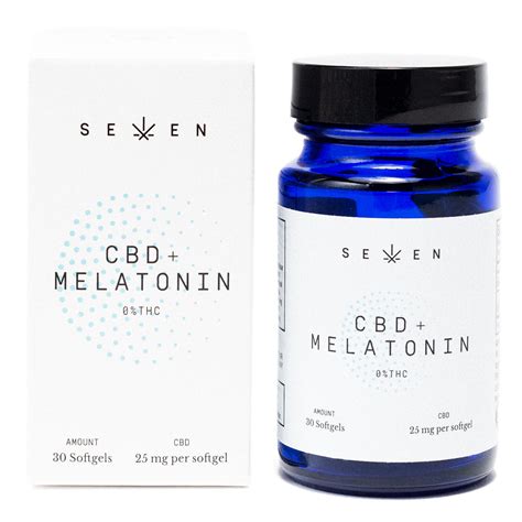 Cbd Softgels With Melatonin Cbd By Seven