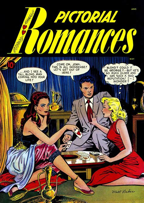 Vintage Pictorial Romances Comic Book Cover