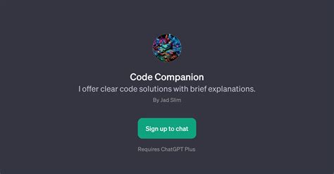 Code Companion Ai Tool For Coding