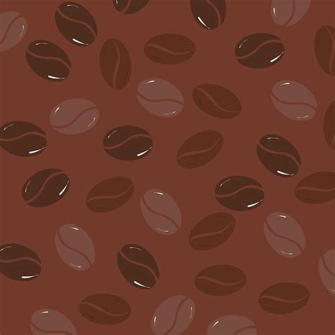 Premium Vector Coffee Beans Background