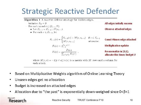 a learningbased approach to reactive security ben rubinstein