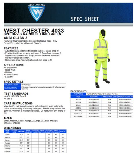 Hi Vis Rainsuit Lime Green 3 Pc Ansi Class 3 Jacket With Removable H