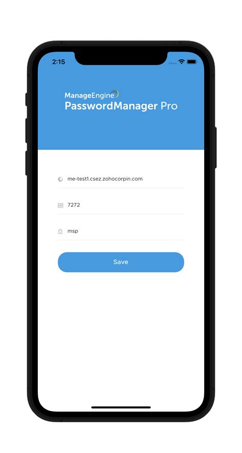 Password Manager Pro Mobile Access Ios
