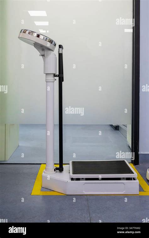 Weight And Height Scale In The Modern Laboratory Equipment For Medical