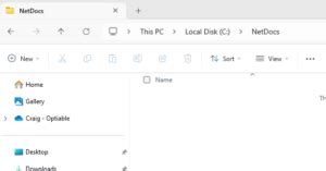 Setup NetDocuments On A Windows PC Optiable