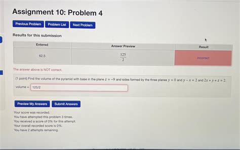Solved Assignment 10: Problem 4Results for this | Chegg.com