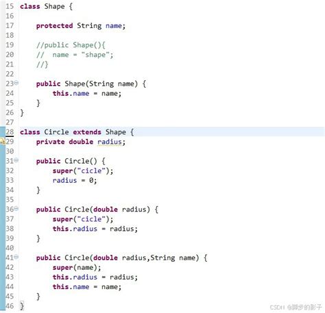 Java：类与继承 Csdn博客