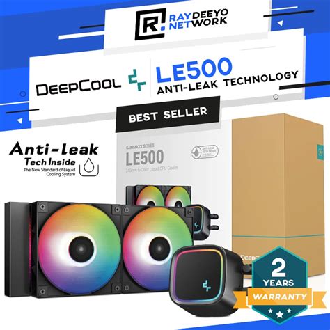 Deepcool Le500 Aio Cpu Water Cooling System Anti Leak Technology