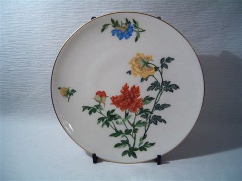 Vintage Castleton China ~ma Lin~ Colorful Floral Collector Plate