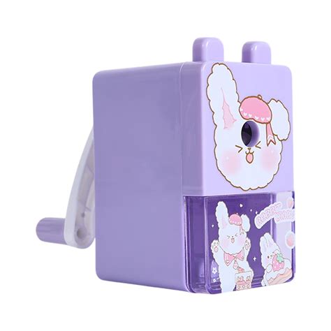 Zhourta Cute Cartoon Rotate Sharer Fun Teacher Supplies With Portable