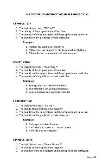 Proposition Types And Difference Between Proposition And Sentence