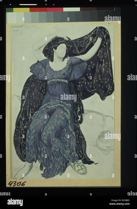 Nymph Echo Costume Design For The Ballet Narcisse By N Tcherepnin