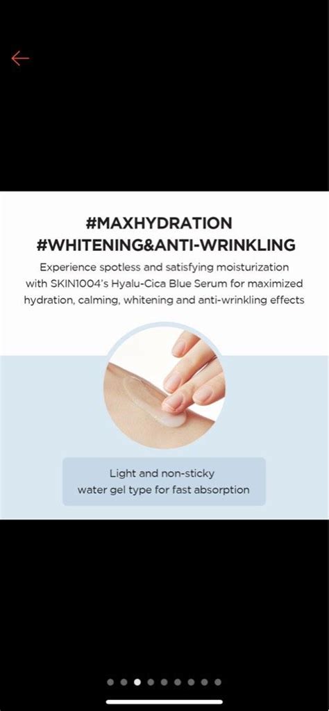 Skin1004 Centella Hya Cica Blue Serum 50ml Beauty And Personal Care