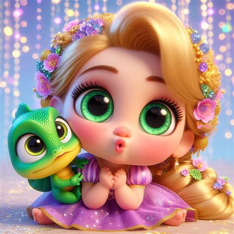 Pin De Cristal Ramos En Acrílicos En 2024 Imagenes De Princesas Bebes