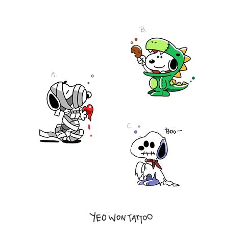 여러가지 코스튬 스누피들 피드 내 모든 도안은 수정 가능하니 문의 주실 때 원하는 포인트를 말씀해주시면 그에 맞게끔 진행 해