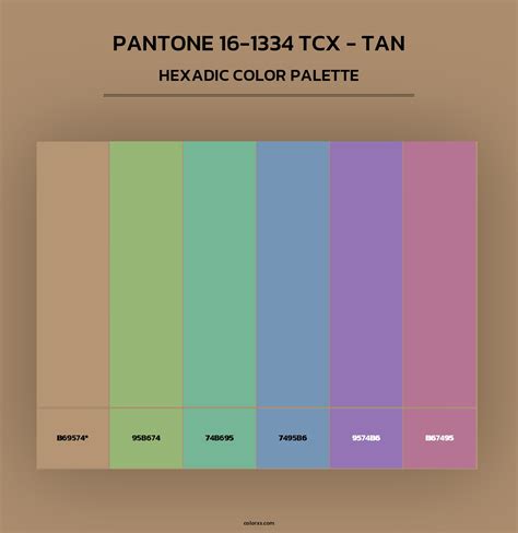 Pantone 16 1334 Tcx Tan Color Palettes
