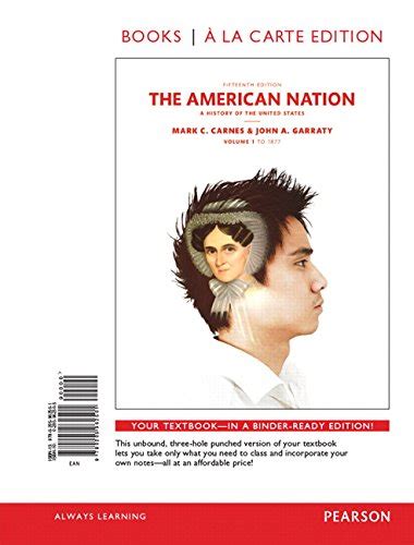 The American Nation A History Of The United States Volume 1 Books A