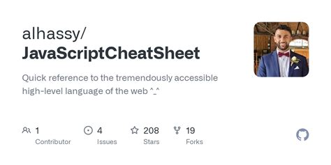 GitHub Alhassy JavaScriptCheatSheet Quick Reference To The Tremendously Accessible High Level