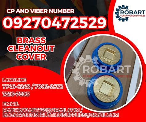 Brass Cleanout Cover Commercial And Industrial Construction Tools