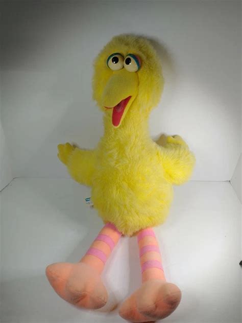 Vintage 22and Playskool 1986 Sesame Street Pull String Talking Big Bird Plush Doll £13 82