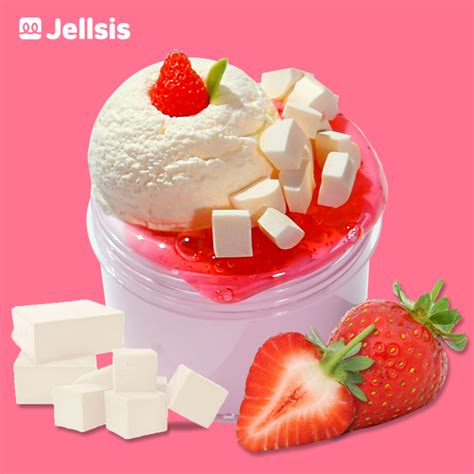 젤시스 치즈큐브딸기 슬라임 Jellsis 키덜트 전문 쇼핑몰