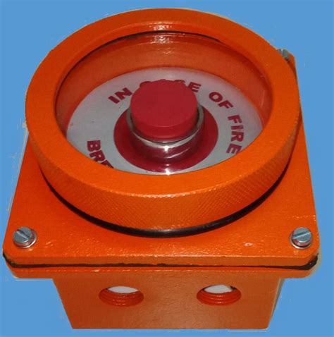 Dpst Fire Alarm Emergency Stop Push Button Glass Fiber At ₹ 950piece